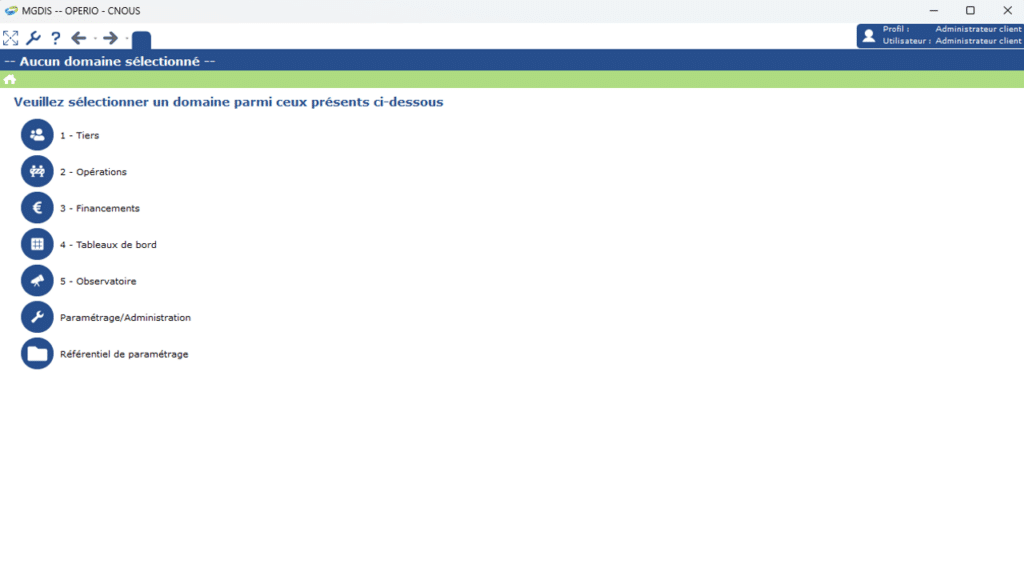 OPERIO : Optimisez la gestion des opérations et des financements - MGDIS
