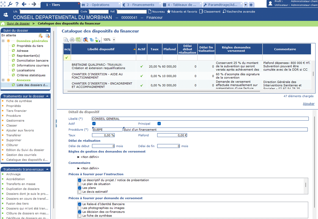 OPERIO : Optimisez la gestion des opérations et des financements - MGDIS